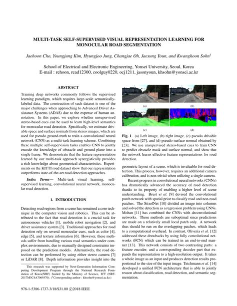 Pdf Multi Task Self Supervised Visual Representation Learning For