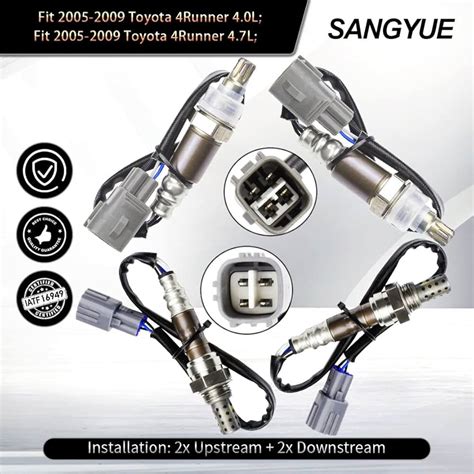 Catalytic Converter For Toyota 2 Piece Upstream And Downstream Oxygen O2