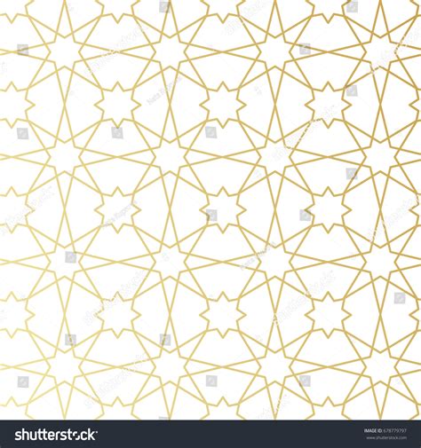 Gold Gradient Greeting Seamless Pattern Vector Stock Vector Royalty