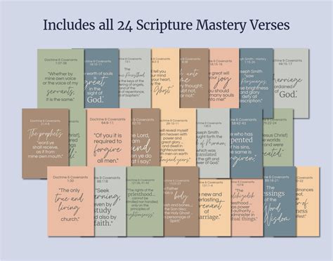 Doctrinal Mastery Scripture Cards Doctrine And Covenants 2025 My