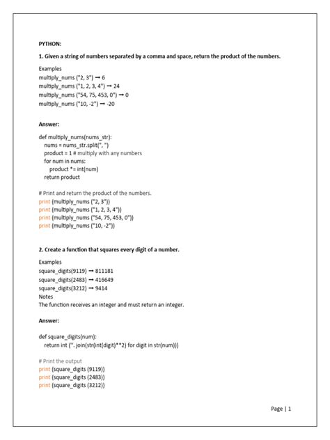 Python Daily Question Pdf Teaching Methods And Materials Computers