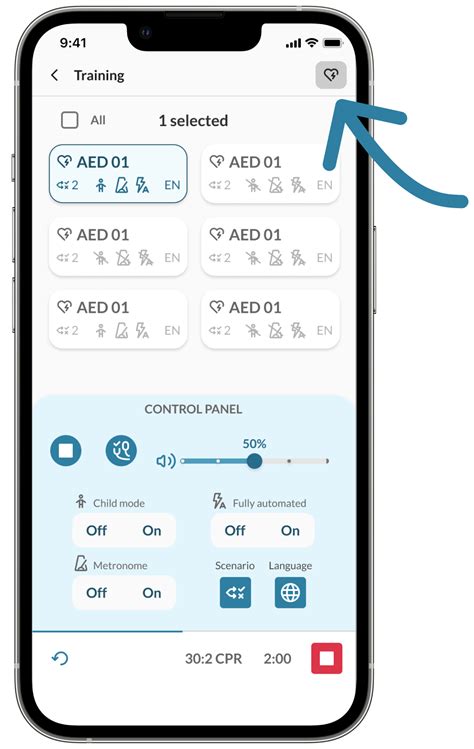 Qcpr App How To Get Started With Aed Trainer