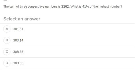 The Sum Of Three Consecutive Natural Numbers Is Find The Number