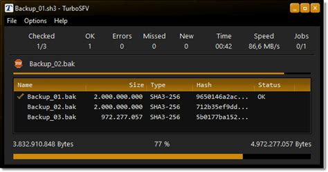 Turbosfv Checksum Calculation And Validation Software