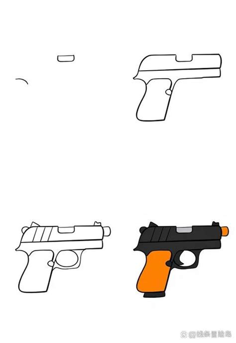 枪儿童简笔画5 6 岁简单（流行14张） 简笔画图片大全