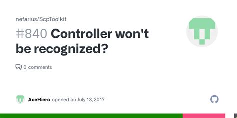 Controller Wont Be Recognized · Issue 840 · Nefarius Scptoolkit · Github