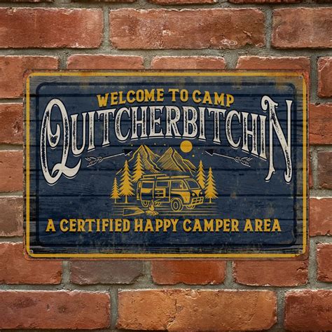 Camping Signs Etsy