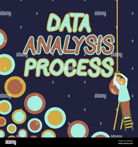 Hand Writing Sign Data Analysis Process Concept Meaning Build A Dashboard And Analyze With