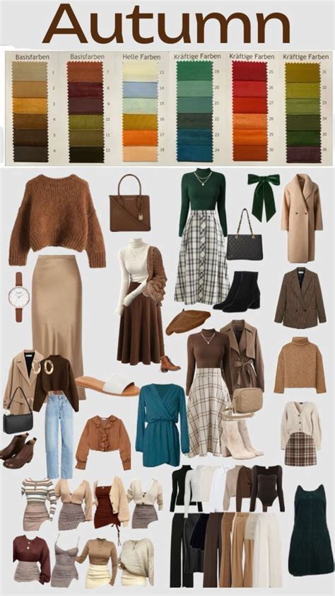 Autumn Automne Profonde Automne Chaud Mode Femme