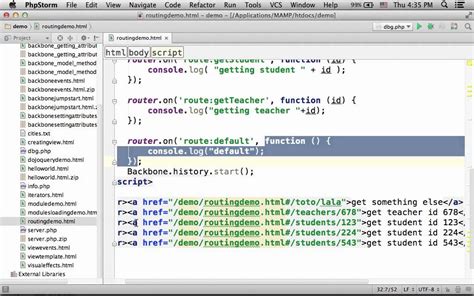 Simple Routing In Backbone Js Youtube