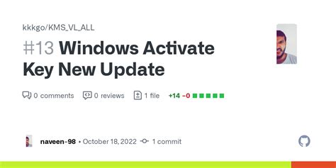 Windows Activate Key New Update By Naveen 98 · Pull Request 13 · Kkkgo Kms Vl All · Github