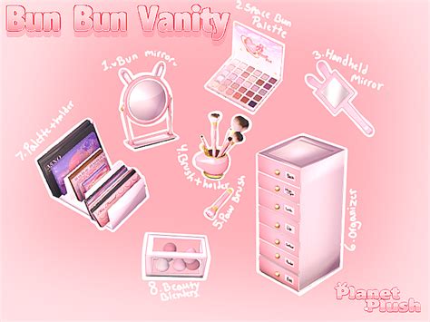 bun bun vanity clutter 3d modeling by planetplushco on deviantart