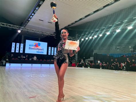 Kldsa Athlete Cherry Yeo Wins Gold At Wdsf World Cup Solo Latin In Serbia
