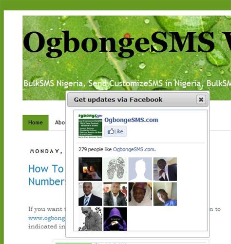 How To Add Facebook Pop Up Like Box To Blogger Blog Without Editing HTML OgbongeBlog