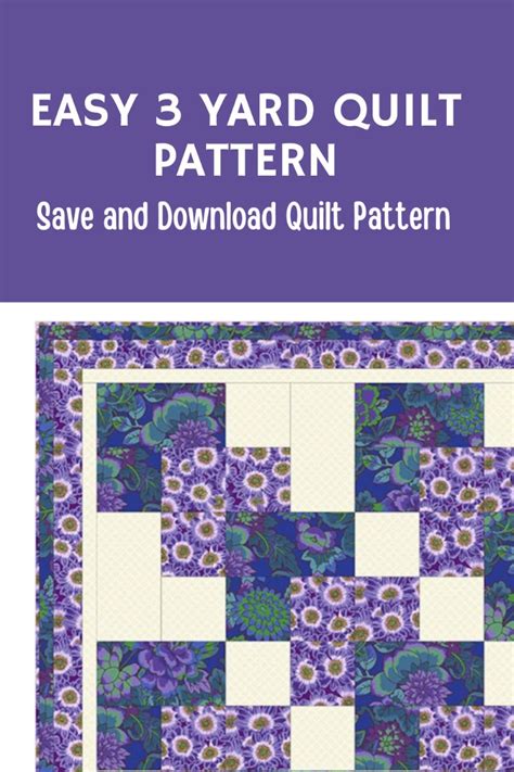 Quilt Patterns Using 3 Yard Cuts Artofit
