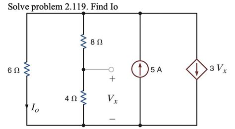 Solved Solve Problem Find Io Chegg Com