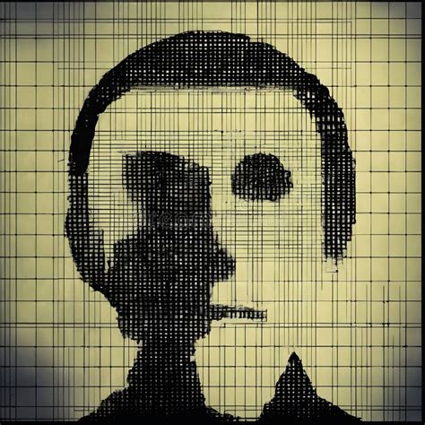 Abstract Grid Pattern Face Art Stock Photo Image Of Geometric Abstract 322811188