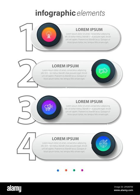 Business Data Visualization Process Chart Abstract Elements Of Graph
