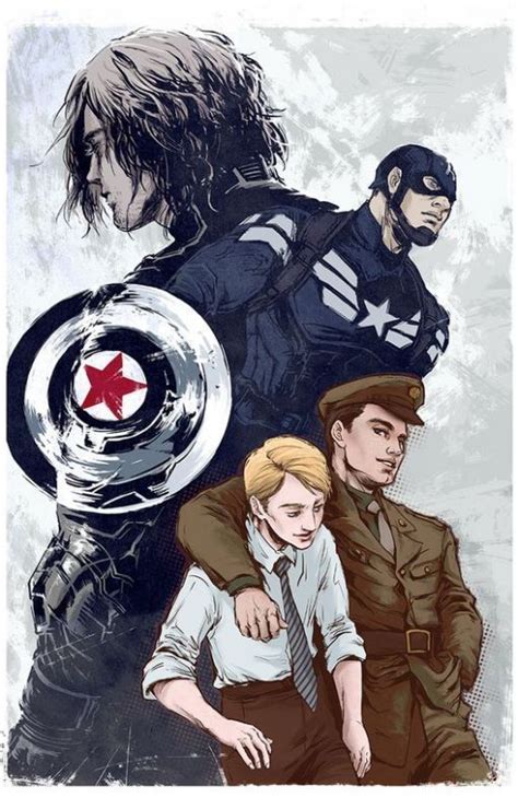 Steve Rogers Bucky Barnes Fanart