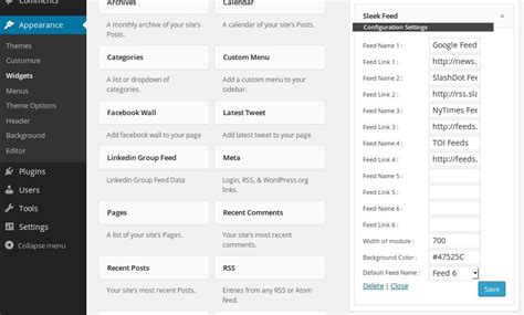 Sleek Feed For Wordpress Webkul