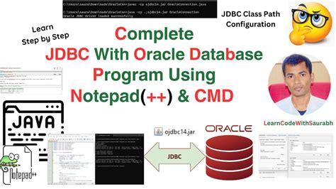 Run The Jdbc Program Set Ojdbc Temporary Permanent Cass Path Set Temporary Path Set