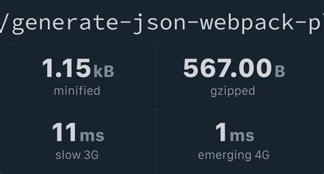 Pp Spacesgenerate Json Webpack Plugin Bundlephobia
