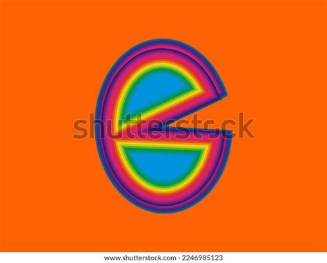 Circe Deign Logo Wallpaper Black Orange Stock Illustration 2246985123