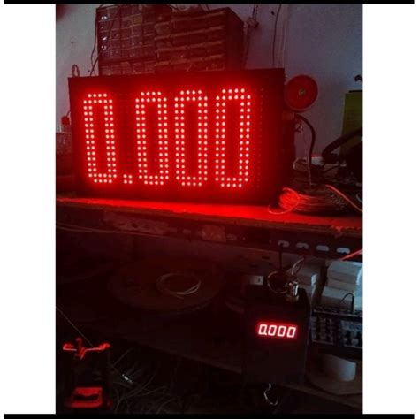 Jual Timbangan Gantung 40kg Seven Segment Wireless Dengan Layar P10