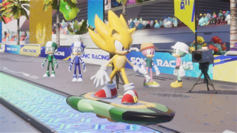 Sonic Racing Crossworlds Super Sonic Mod On Network Test Youtube