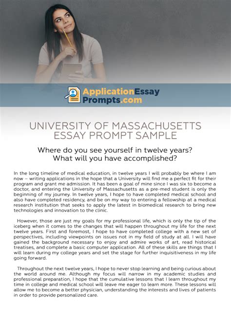 Writing Answers To Umass Amherst Essay Promptspersonal Statement Example