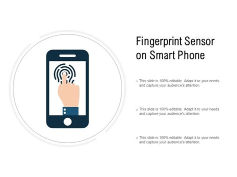 Fingerprint Sensor On Smart Phone Ppt Powerpoint Presentation Icon
