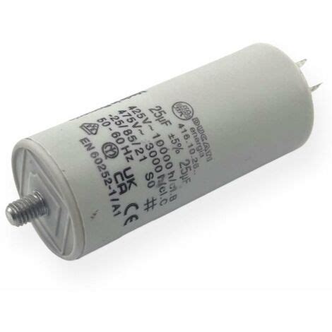 Cyclingcolors Condensateur De Démarrage Universel 25µf 450v Ø40mm