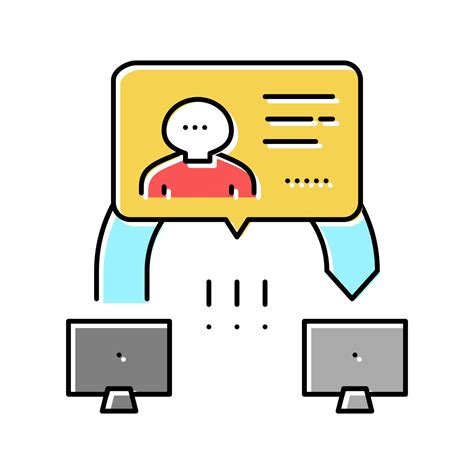 Man In Middle Attacks Color Icon Vector Illustration 19000801 Vector Art At Vecteezy