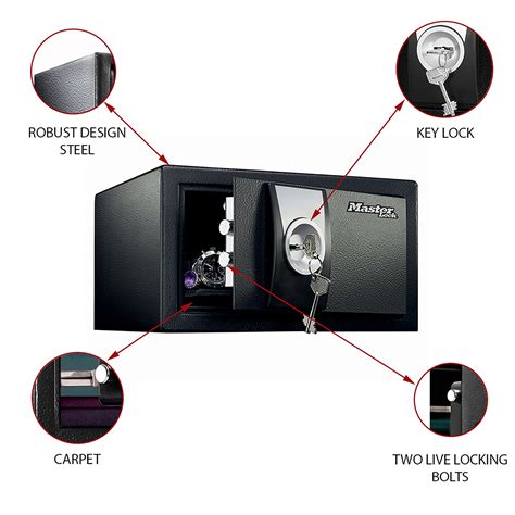 Master Lock X031 Security Safe Small Securikey