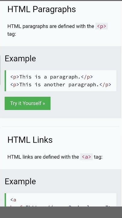 Html Basic Example Tutorial 3 Shortsgekpms W3c Youtube