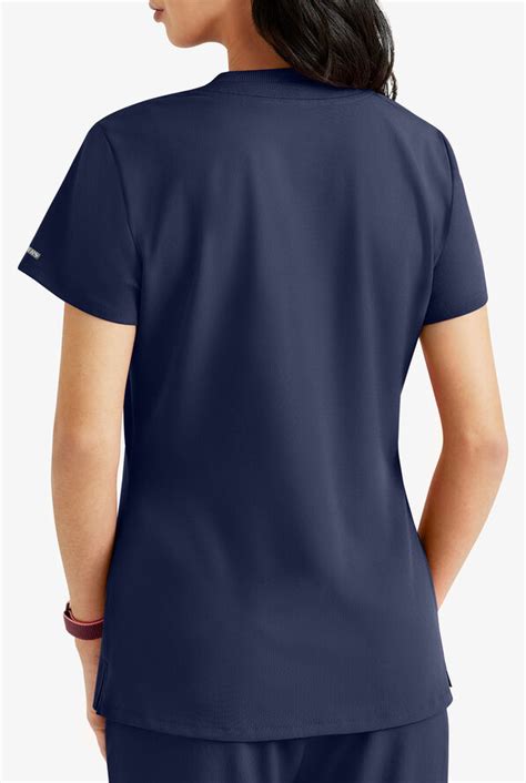 Skechers By Barco Dignity Womens 1 Pocket Stretch Tuck In V Neck Scrub