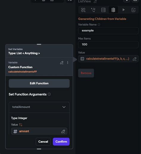 How Can I Display Return Values From A Custom Function In A Text Field Within A Dynamically