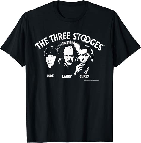 Tts The Three Stooges Opening Credits Logo T Shirt