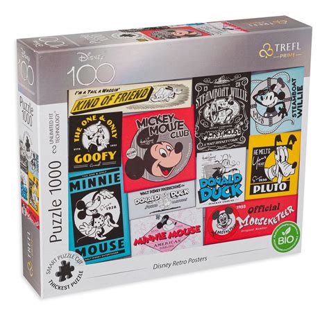 Пъзел Trefl от 1000 части Дисни ретро колаж Супер цена Ozonebg