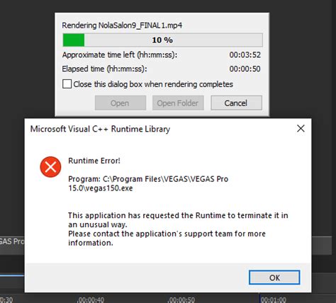 This Runtime Error Happens Every Time I Hit How Do I Fix It R Vegaspro
