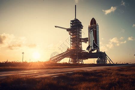 发动机冒烟的火箭高清图片下载 正版图片600142500 摄图网