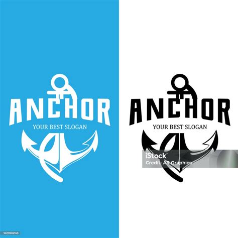 선박 앵커 로고 아이콘 벡터 포트 복고풍 디자인 일러스트 레이 션 강철에 대한 스톡 벡터 아트 및 기타 이미지 강철 고무도장 고풍스런 Istock