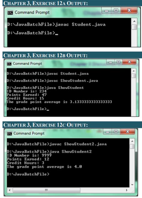 Solved 12 A Create A Class Named Student That Has Fields