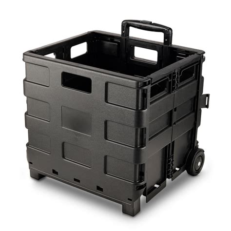 Carrito Plegable Office Depot Plástico Negro Office Depot Mexico