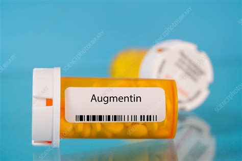 Augmentin Pill Bottle Conceptual Image Stock Image F036 8008