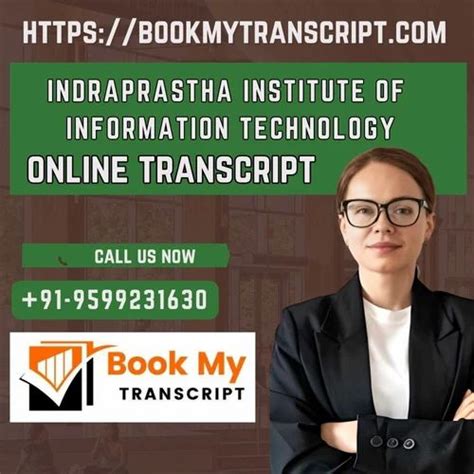 Indraprastha Institute Of Information Technology Transcript Online In
