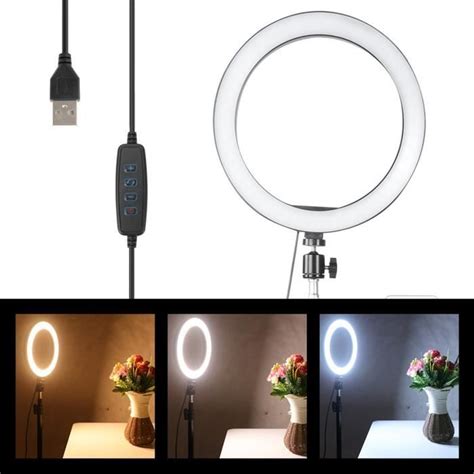 Ensemble De Lumière Annulaire Sonew 10 Pouces Dimmable 3 Modes