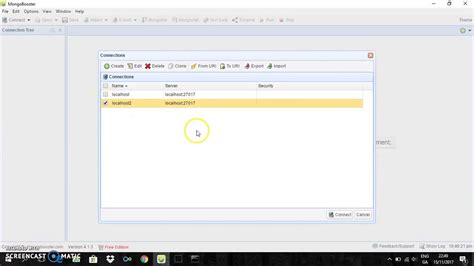 mongodb tutorial create database collection insert remove find