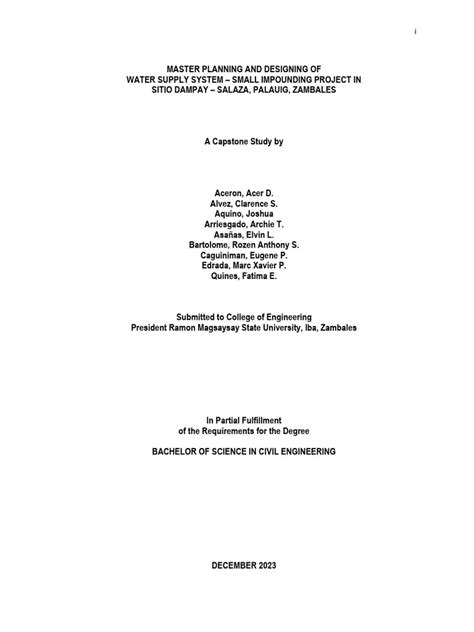 Master Planning And Designing Of Water Supply System Pdf Dam Water