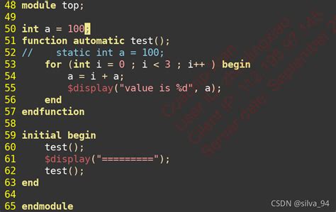 System Verilog基础知识总结与复习（过程块与子程序）silva94的博客 Csdn博客